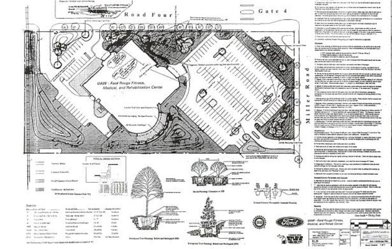 Ford Plant Landscape Site Plan