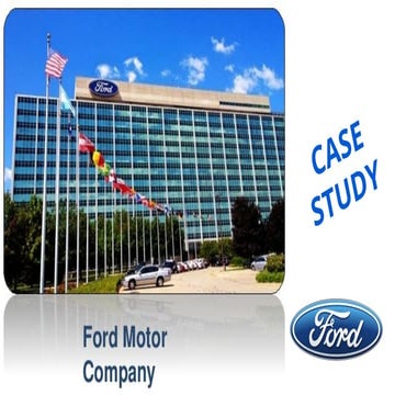 FORD PRESENTATION Company Profile & Business Analysis in India.pptx