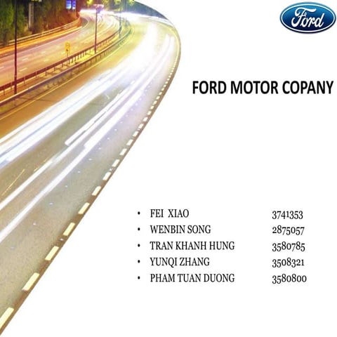 Ford presetation | PPTX