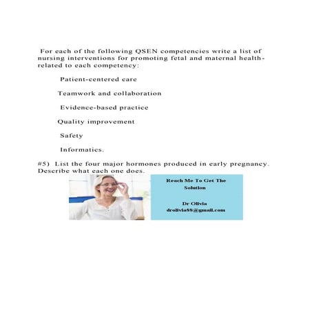 For each of the following QSEN competencies write a list of nur.docx