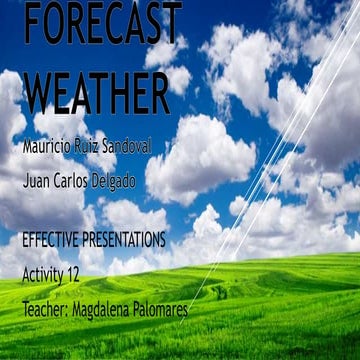 Forecast weather | PPT