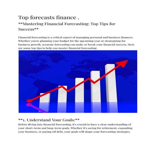 Importance of Financial Forecasting in Decision Making | PDF