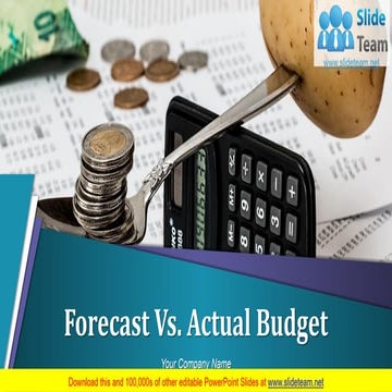 Forecast Vs Actual Budget PowerPoint Presentation Slides | PDF
