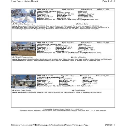 Foreclosure Report | PDF