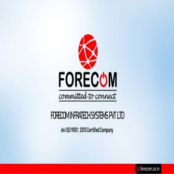 Forecom Corporate Portfolio Presentation | PDF | Web Conferencing ...