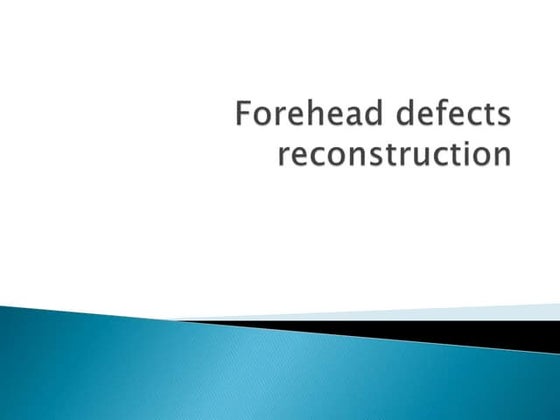 Reconstruction in head and neck surgeries | PPT