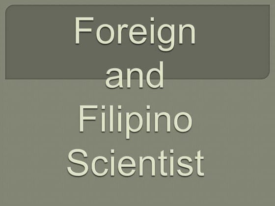 Filipino inventors and their invention | PPTX | Science