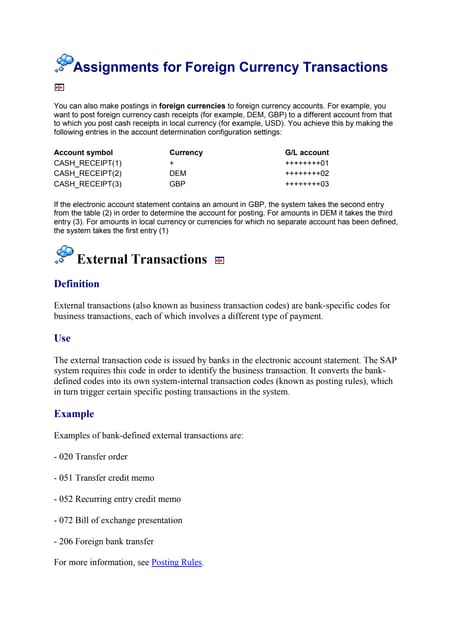Electronic bank statement mt940 format | PDF