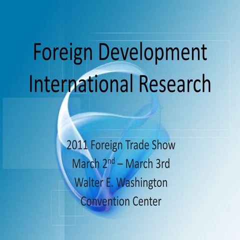 Foreign Development | PPSX