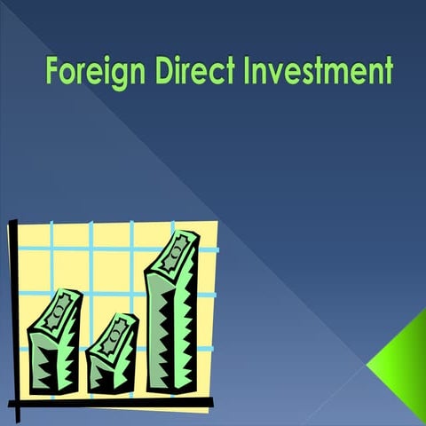 Foreign direct investment (fdi) and wage inequality | PPTX
