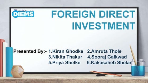 Foreign direct investment | PPTX