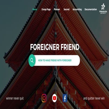Learning English by Project Based Learning : How to make Friend with Foreigner | PDF