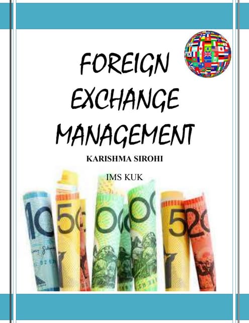 Economics Project Class 12 (Foreign Exchange Markets) | PDF | Stocks and Bonds | Personal Investing
