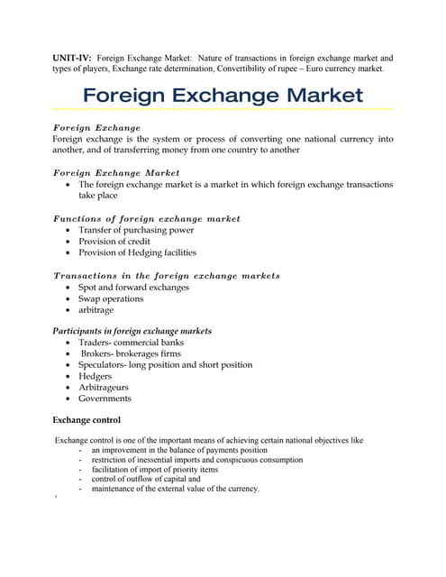 Foreign exchange rate | PPTX | Currencies | Economy