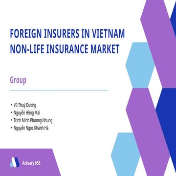 Foreign Insurers in Non-life Insurance Market - PPT.pptx
