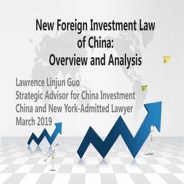 PRC New Foreign Investment Law--Overview and Analysis | PDF