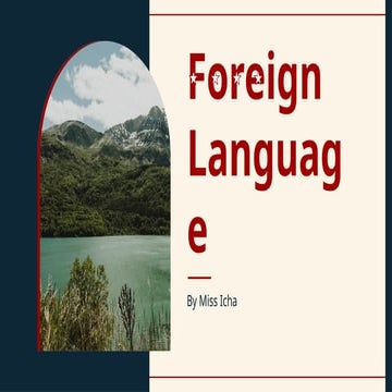 FOREIGN LANGUAGE.pptx-english material students | PPT