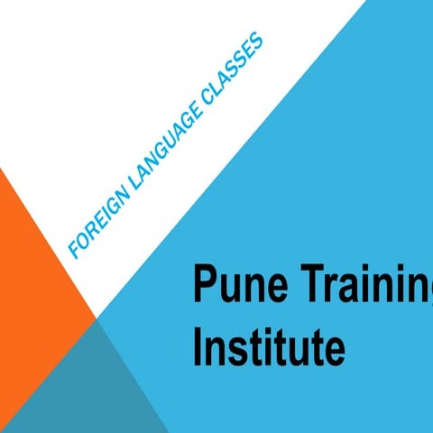 Foreign language classes ppt | PPTX