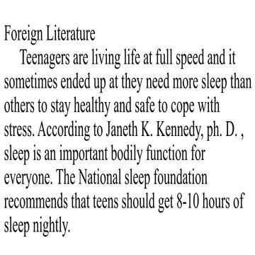 Foreign literature | PPTX