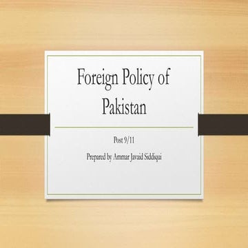 ForeignPolicy of Pakistan.pptx