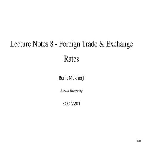 Foreign Trade and Exchange Rates.pdf---- | PPT