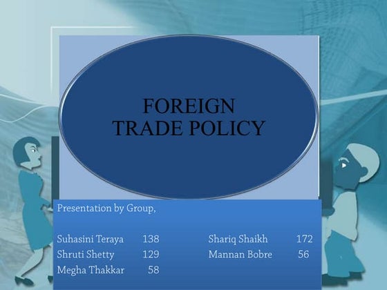 India’s foreign trade | PPTX