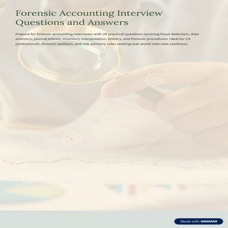 Forensic-Accounting-Interview-Questions-and-Answers.pdf/CA Tushar ...