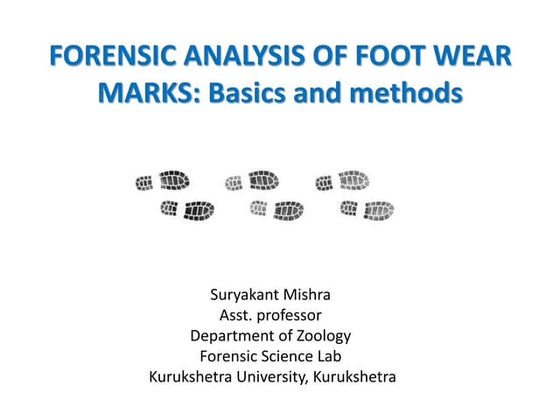 Forensic Science - 07 Casts and impressions | PPT