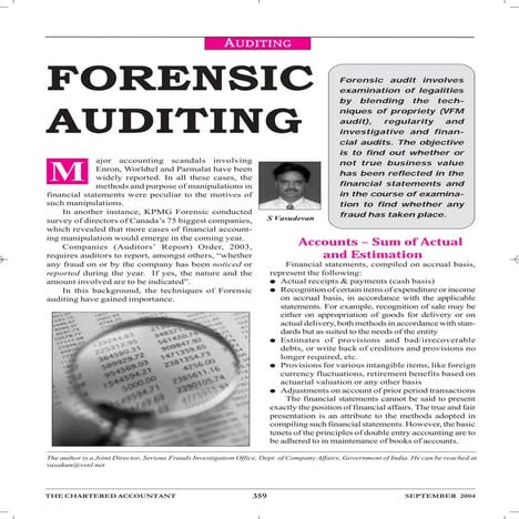 Forensic audit | PDF