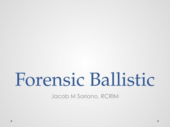 Interior ballistics / Internal ballistics | PPT | Arms & Ammunition ...