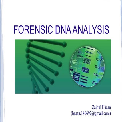 Forensic dna analysis | PPT