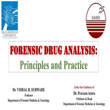 Forensic Drug Analysis Toxicology FINAL.pptx