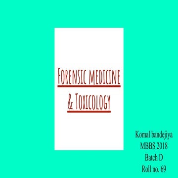 Forensic medicine & Toxicology knowledge all you need .pdf