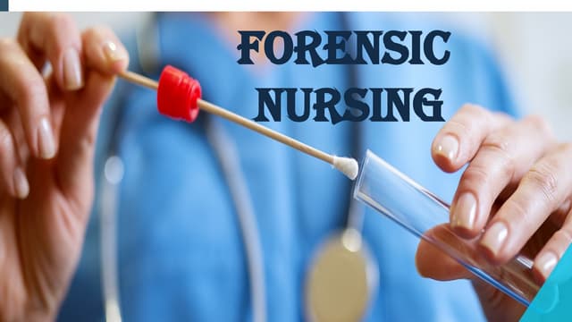 Forensic nursing | PPT