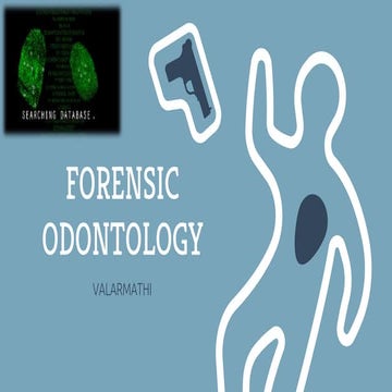 Forensic odontology | PPT