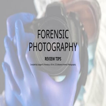 Crime Scene Photography | PPTX