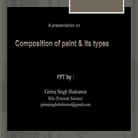 Portrait Parle via Bertillon System By G S Shaktawat | PPTX