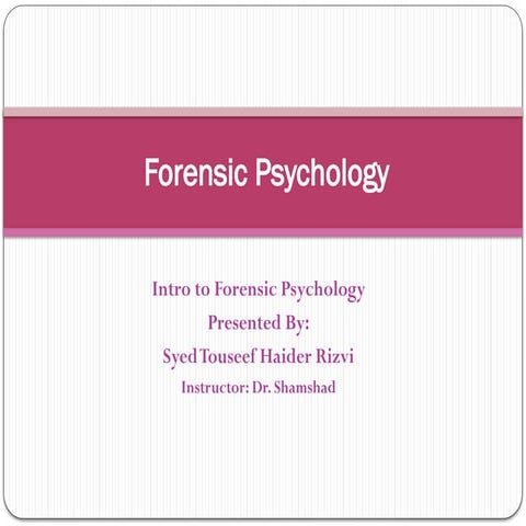Brief Introduction to forensic psychology.pptx