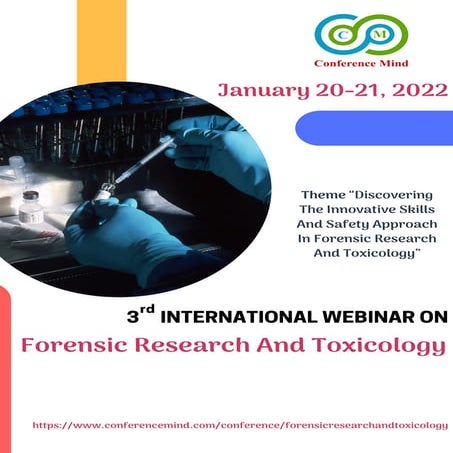 3rd International Conference On Forensic Research And Toxicology | PDF