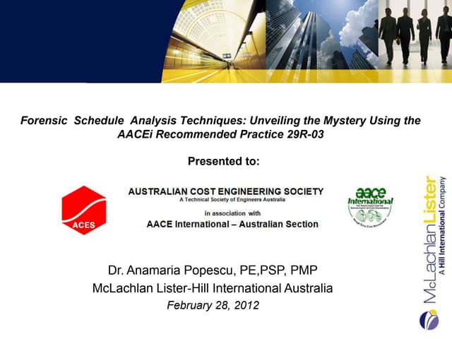 Schedule Analysis Methods - AACE 29R-03 Recommended.pdf
