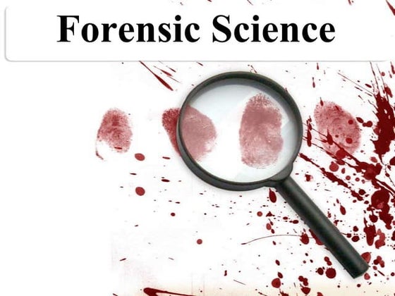Crime scene investigation lecture | PDF