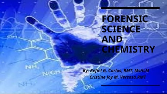 Chapter 1 forensic chemistry | PPTX