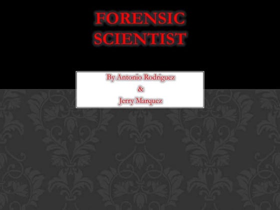 Careers in forensic science | PDF | Crime & Harmful Acts to Individuals, Society & Human Right ...