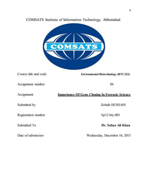 Interpretation of dna typing results and codis | PPTX