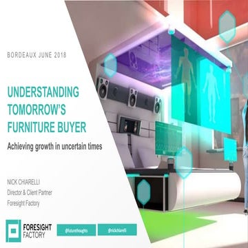 Foresight Factory Lectra Understanding Tomorrows Furniture Consumer Ppt