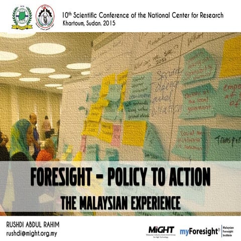 The foresight framework: Structuring a Foresight Project | PPTX