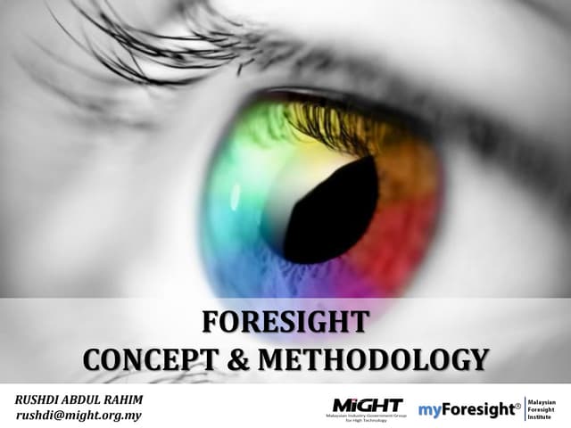 Charting Technology Development via Foresight