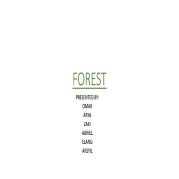FOREST.pptx | Free Download