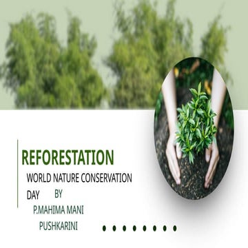 Forest reforestation and deforestation .pptx