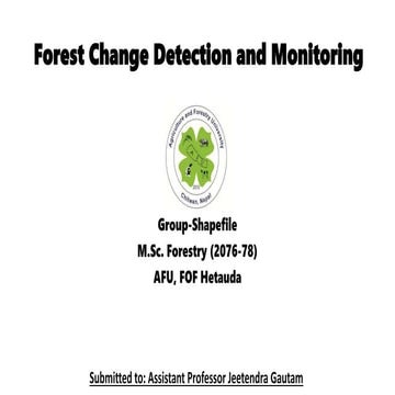 Forest change detection using RS and GIS.pptx